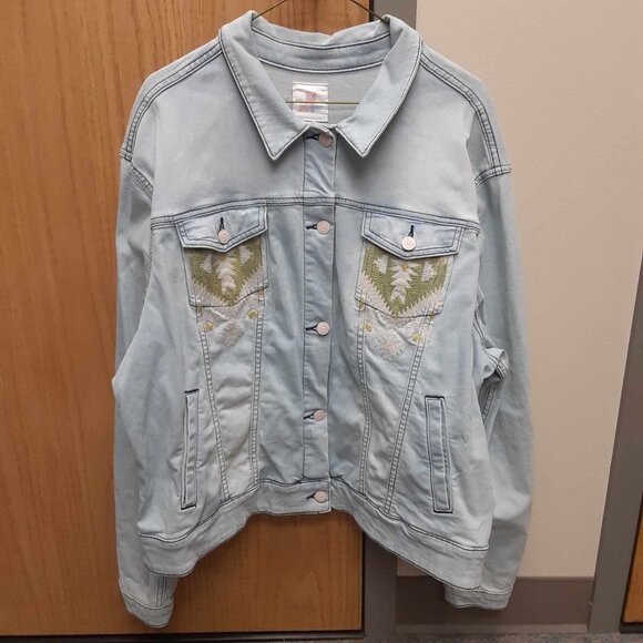 LuLaRoe | Jackets & Coats | Lularoe Harvey Womens 3xl Embroidered Aztec ...